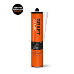 Fugemasse MS Flex 290ml GRÅ Graft Profesjonell - Bygg og Hage AS